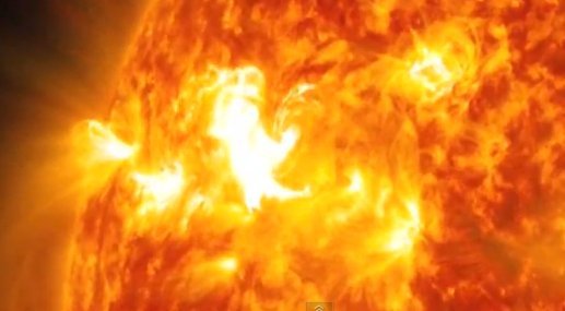 This Stunning Video Of The Sun’s Solar Flare Shows Just How Incredibly ...