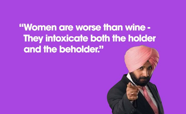 30 Navjot Singh Sidhu Quotes That Only He Could Have Cracked - ScoopWhoop