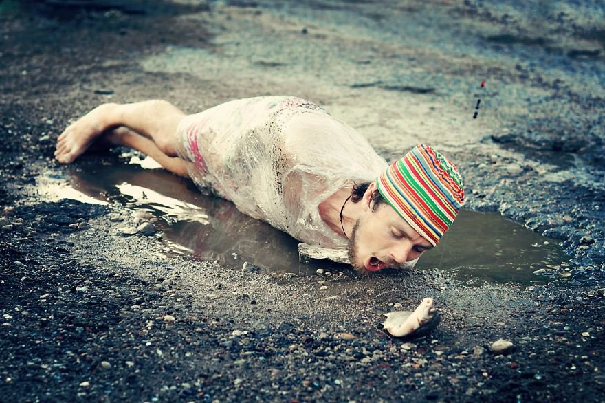 Few Lithuanians Found A Unique Way To Draw Attention To Their Pothole ...