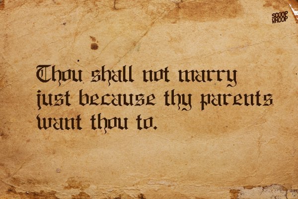 12 Commandments Every Woman Should Swear By - ScoopWhoop