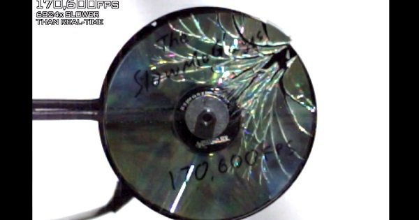 This Is What Happens When You Spin A CD Way Faster Than Its FPS Limit ...