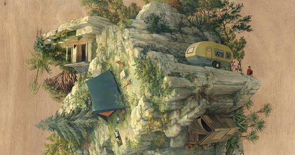 This Artist Creates Beautiful Worlds That Defy Gravity And Traditional ...