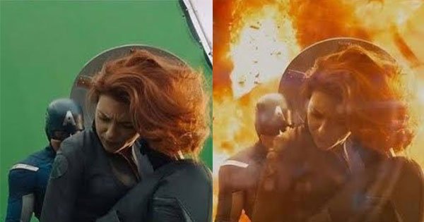 29 Before And After Pictures Of Movie Scenes That Show The Importance ...