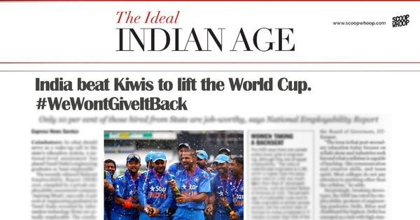 15 Fake News Headlines We Wish Were Actually True - ScoopWhoop