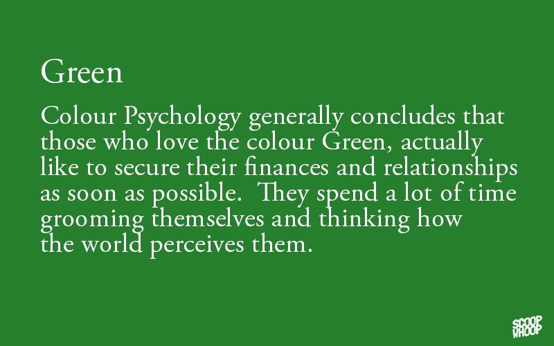 Here’s What Your Favourite Colour Says About Your Personality