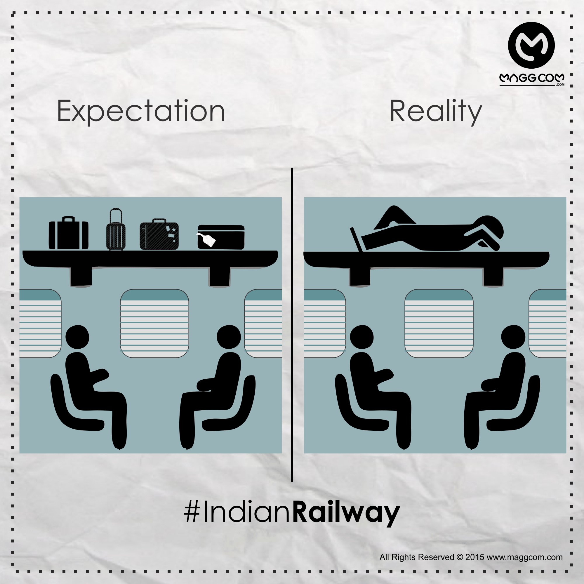 These Posters Show You The Reality Of Our Beloved Indian Railways ...