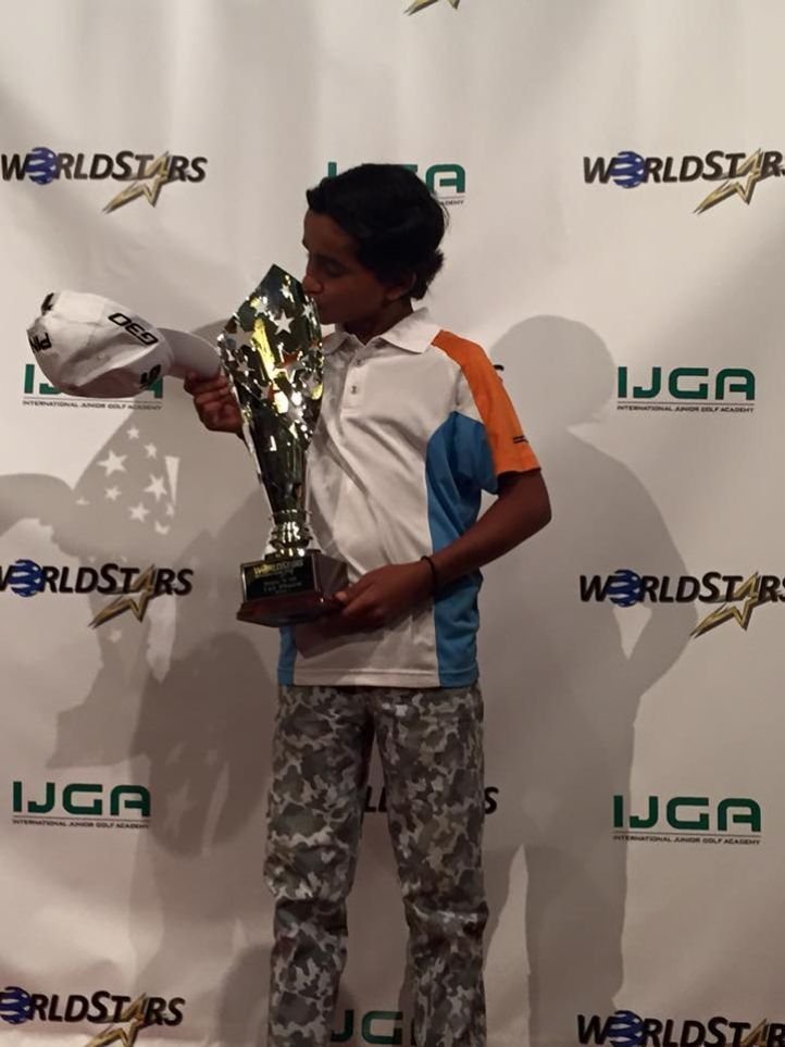 10-Year-Old Shubham Jaglan Wins 2nd Junior World Golf Title In 2 Weeks ...