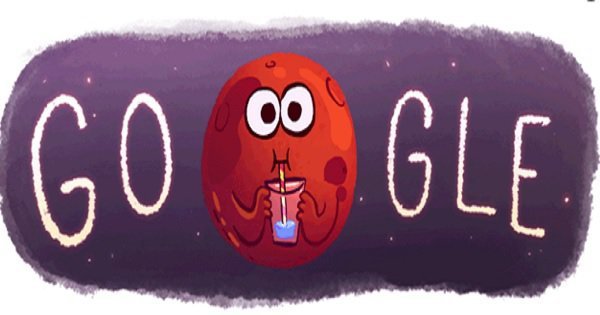 Red Planet Mars Found Sipping Water In Google Doodle Marking NASA’s ...