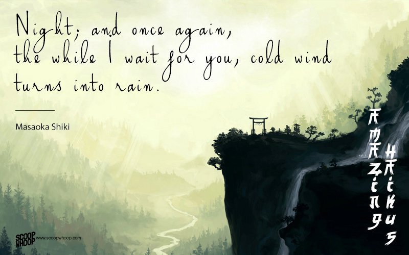 30 Mesmerising Haikus That Perfectly Capture The Essence Of Life And Loss - ScoopWhoop