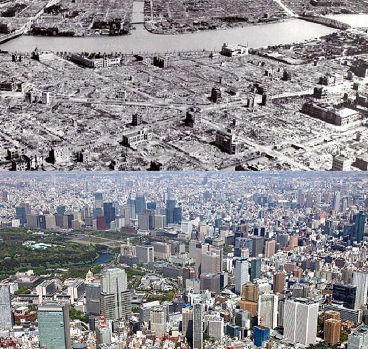 15 Before & After Photographs Of Cities From Around The World That Show ...