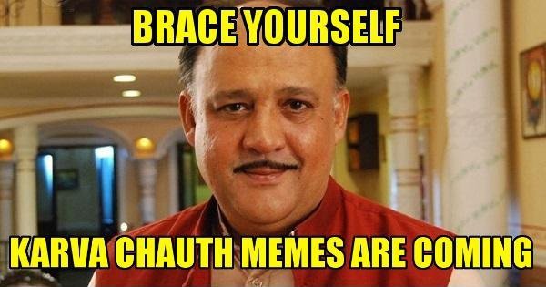 While You Wait For The Moon, Here Are Some Karva Chauth Memes That Won ...