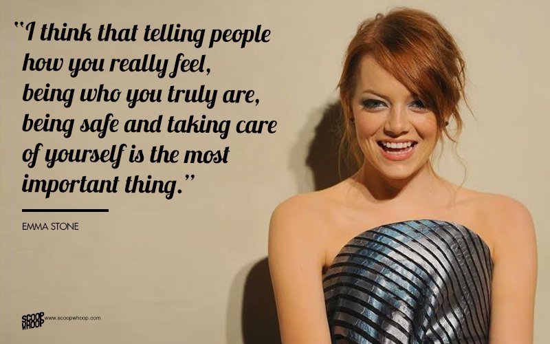 15 Quotes By Emma Stone Which Make Us Love Her Even More - ScoopWhoop