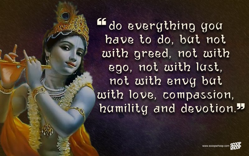 25 Best Krishna Quotes | Positive Krishna Quotes On Life & Love