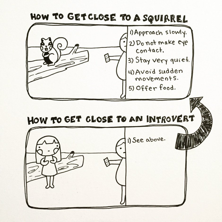 30 Illustrations That Perfectly Sum Up The Life Of An Introvert ...