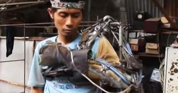 Meet Bali’s ‘Iron Man’ Who Created A Robotic Arm From Scrap Metals ...