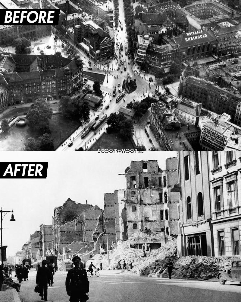 15 Before & After Photographs Of Historical Sites Destroyed By War
