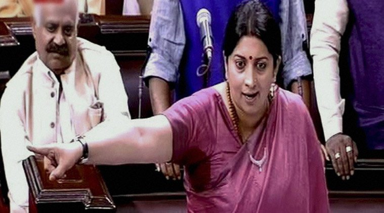 Oppn To Move Privilege Motion Against Smriti Irani For ‘Misleading ...