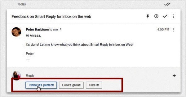 Gmail to launch Smart Reply for web version as well