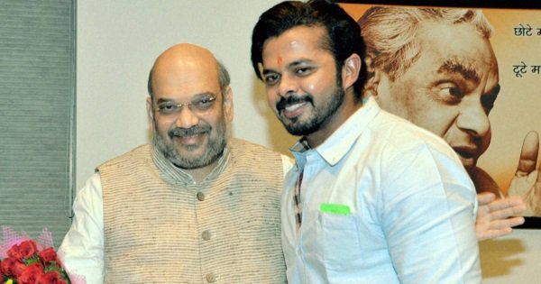 Sreesanth joins BJP, to fight assembly polls