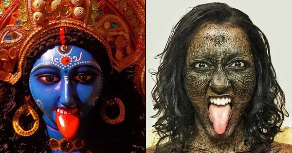 Artist Transforms A Stranger She Met On A Train Into The Fierce Kali ...