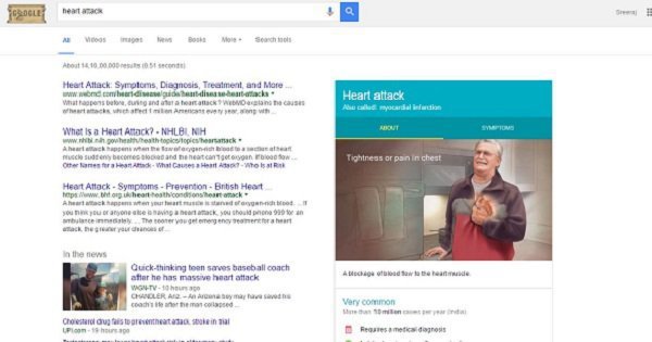 Google offers health card for disease search in India