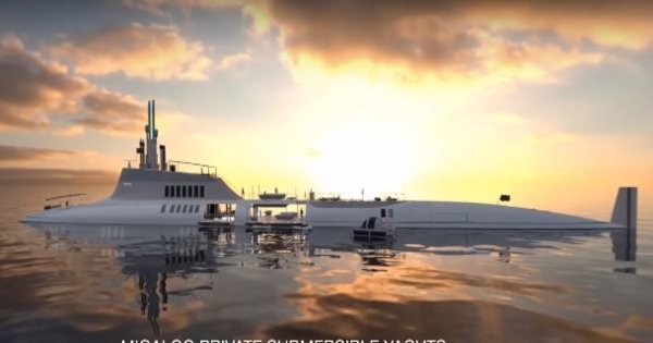 This luxury yacht can convert into a submarine