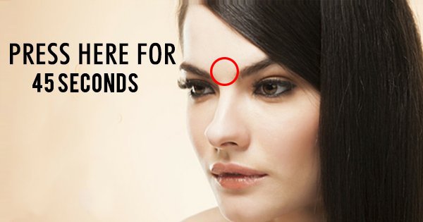 You Won’t Believe What Pressing Your Forehead For 45 Seconds A Day Does ...