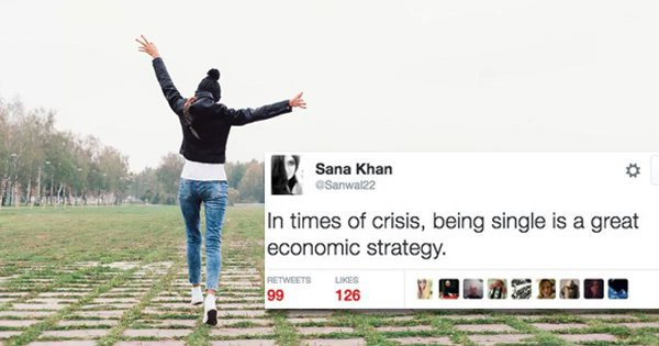 15 Hilarious Tweets About Being Single That Feel Way Too Real - ScoopWhoop