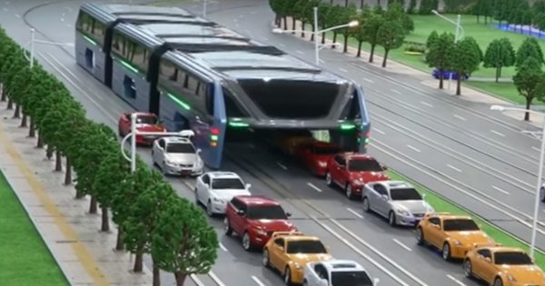 This Futuristic Bus That Allows Cars To Pass Through It Might Just End ...