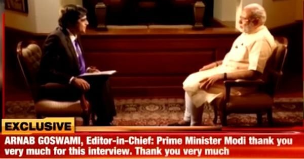The Interview With Modi Showed Why Arnab Can No Longer Claim To Be The ...