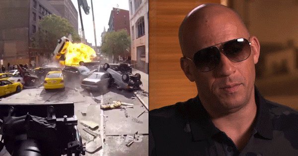 Vin Diesel Shared A Behind-The-Scenes Clip Of A Fast 8 Action Sequence ...