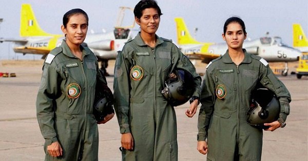 India's first three women fighter pilots commissioned