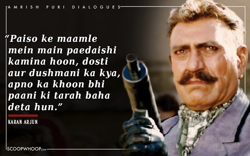 25 Iconic Bollywood Dialogues Only The Legendary Amrish Puri Could’ve ...