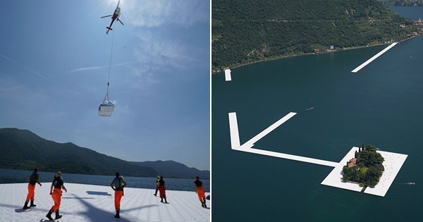 This Incredible Floating Walkway Across A Lake In Italy Will Make ...
