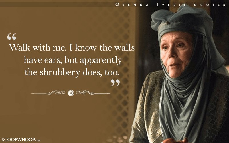 20 Quotes By Olenna Tyrell That Prove Her Words Cut Deeper Than ...