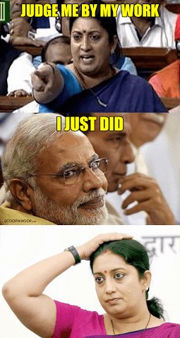 10 Smriti Irani Memes That Understand Her Feelings Better Than Modi ...