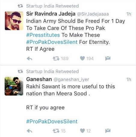 WTF! Govt’s Official Startup India Twitter Account Trolls ‘Presstitutes ...