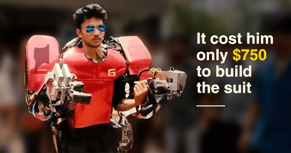 This Indian Engineering Student’s Functional Iron Man Suit Is A Desi ...