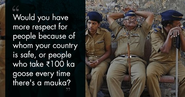 Why Don’t We Respect The Police Like We Do The Indian Army? Reddit ...
