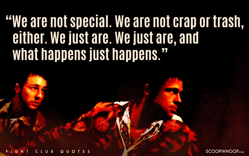 24 Fight Blub Quotes | 24 Best Fight Club Dialogues