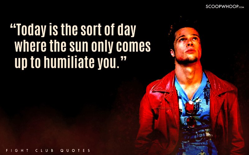 24 Fight Blub Quotes | 24 Best Fight Club Dialogues