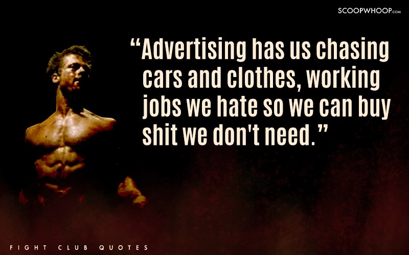 24 Fight Blub Quotes | 24 Best Fight Club Dialogues