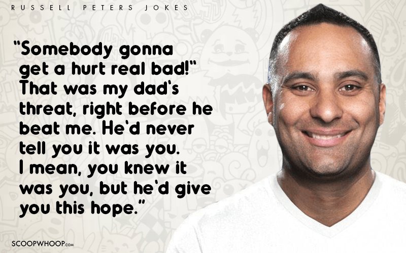 20 Funniest Lines From Russell Peters Jokes That Prove He’s A One Of A ...