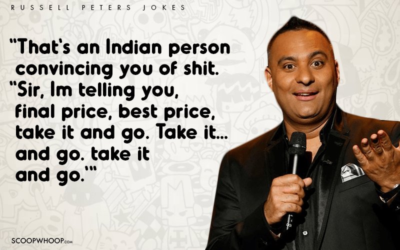 20 Funniest Lines From Russell Peters Jokes That Prove He’s A One Of A ...