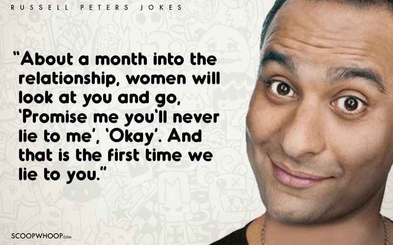 20 Funniest Lines From Russell Peters Jokes That Prove He’s A One Of A ...