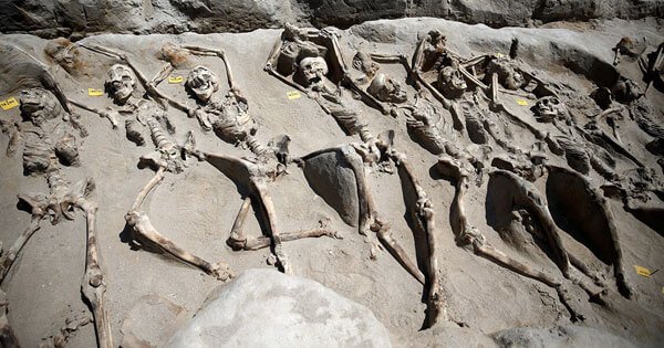 Mysterious Chained Skeletons Unearthed In Mass Grave In Ancient Greece ...