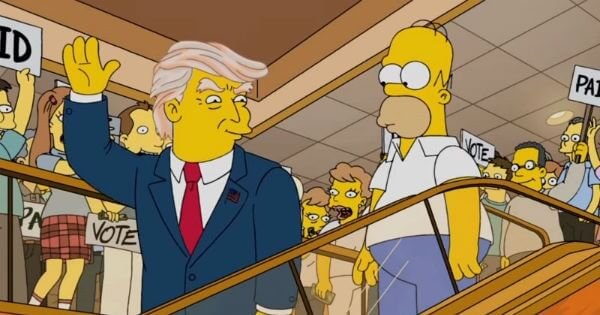 Simpsons Take A Dig At Donald Trump, Openly Endorses Hillary Clinton