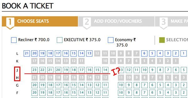 Did You Notice There Are No ‘I’ Row Seats In PVR Theaters? Here’s The ...