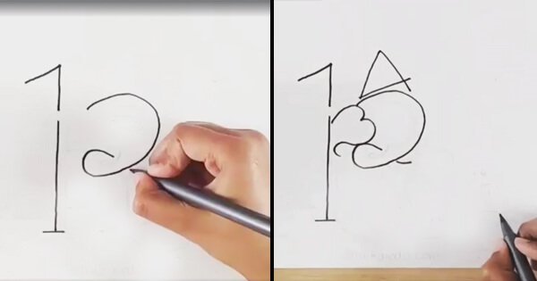 Can You Draw Ganpati Using Numbers 0 – 9? This Artist Shows You How To ...