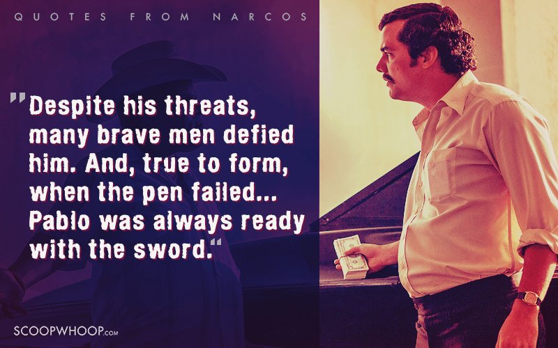 16 Badass Quotes That’ll Remind You Why Narcos Is The Most Addictive TV ...